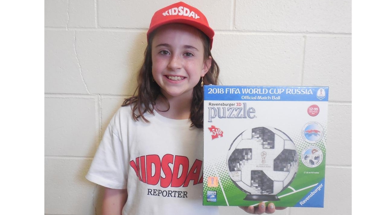 World Cup soccer ball 3D puzzle reviewed by LI kid - Newsday