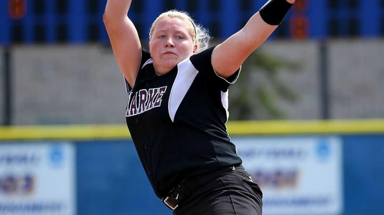 Sarah Cornell tosses three-hitter and homers as Clarke wins Game 1 ...