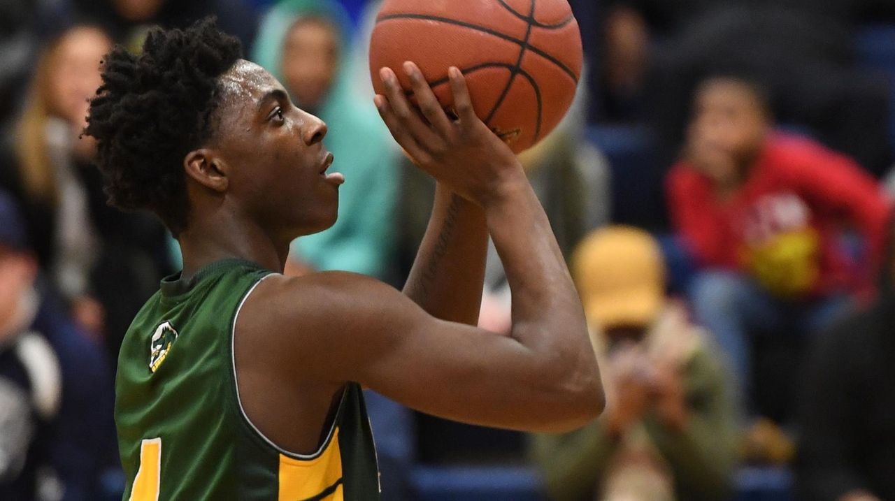 Jalyn Dunlap does it on both ends of the floor for Westbury - Newsday