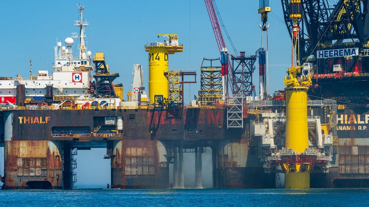 Foundations being installed for Empire Wind project - Newsday