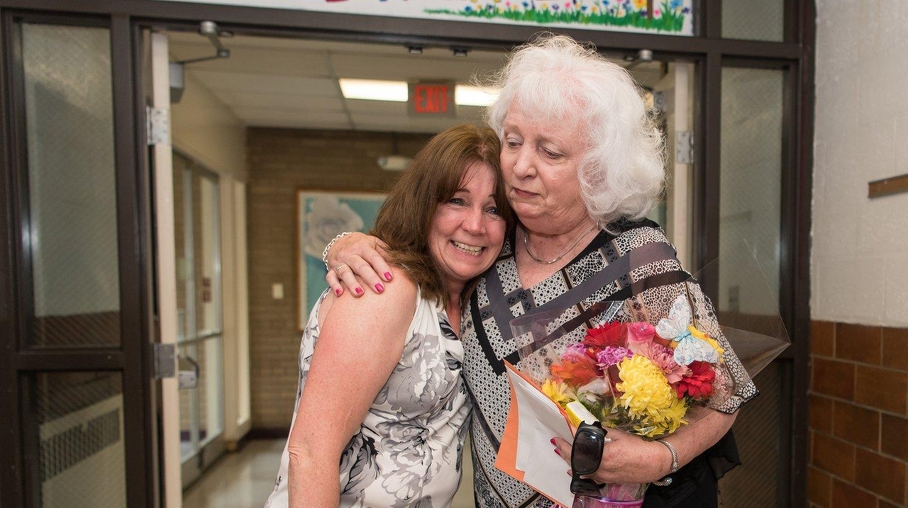 School hallway named for teacher retiring after 50 years - Newsday