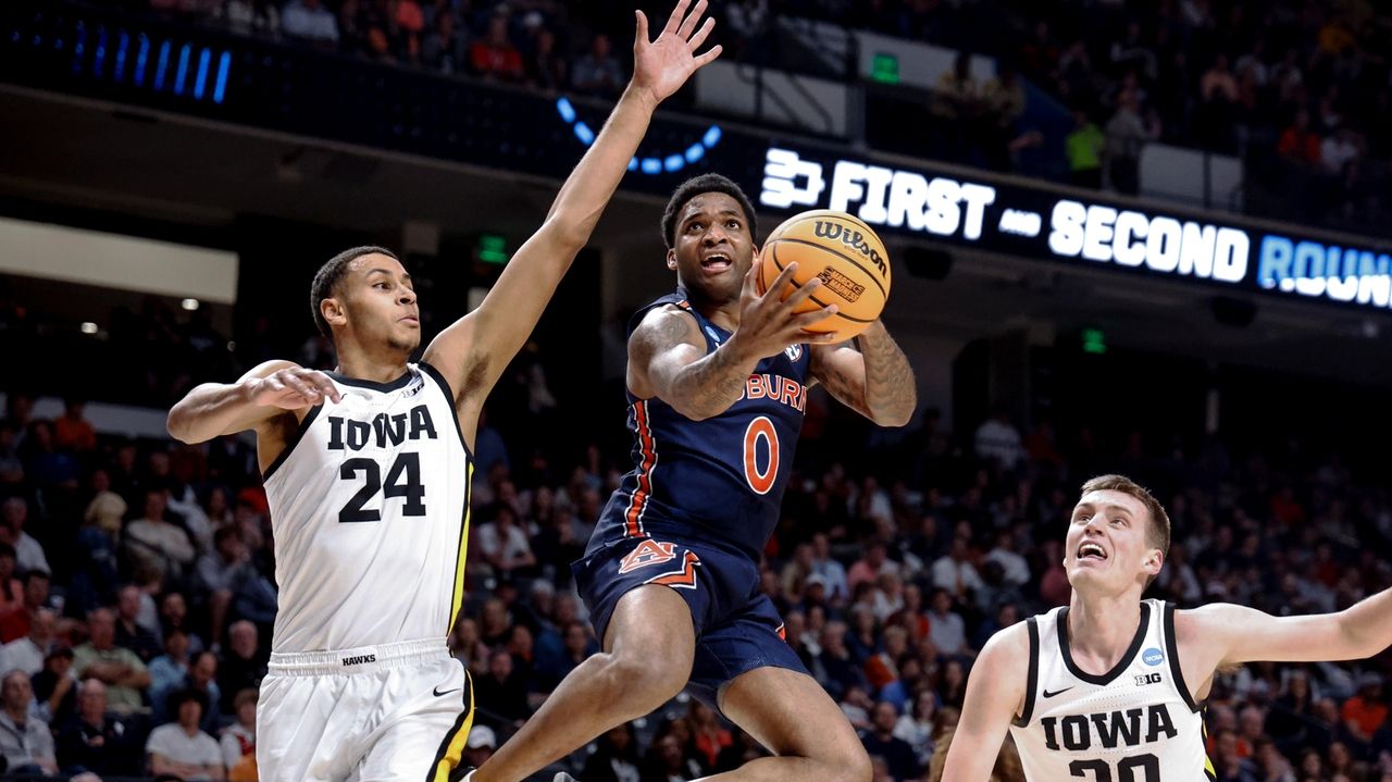 Broome, Auburn hold off Iowa 83-75 in NCAA tourney - Newsday