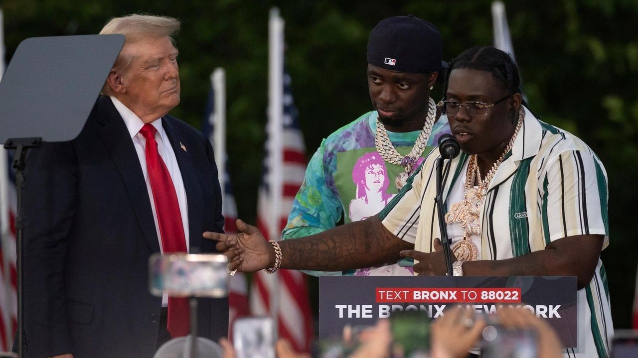 Trump holds a rally in the South Bronx as he tries to woo his hometown ...