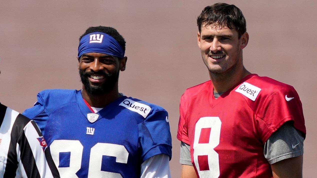 Darius Slayton: 'Declare your allegiances' toward Giants QB Daniel ...
