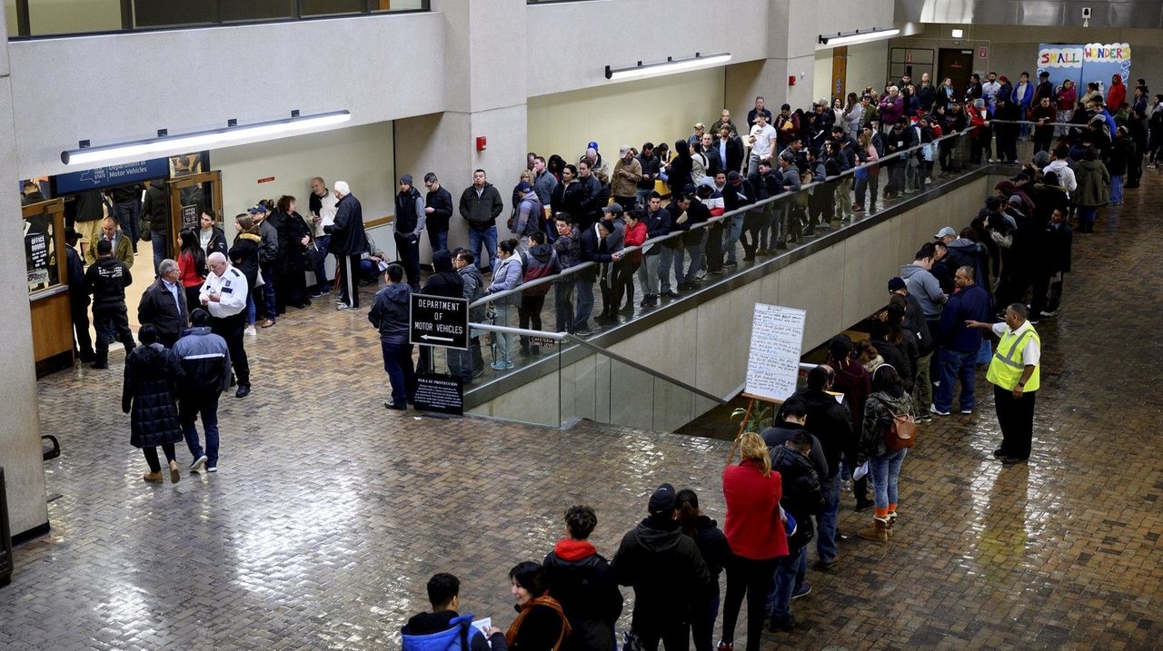When will long lines at the DMV end? - Newsday
