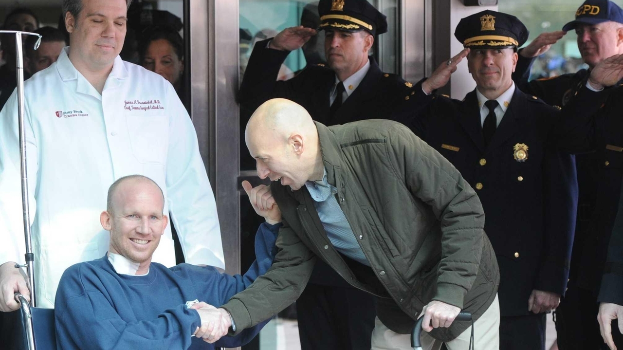 Mark Collins, injured Suffolk police officer, released from hospital ...