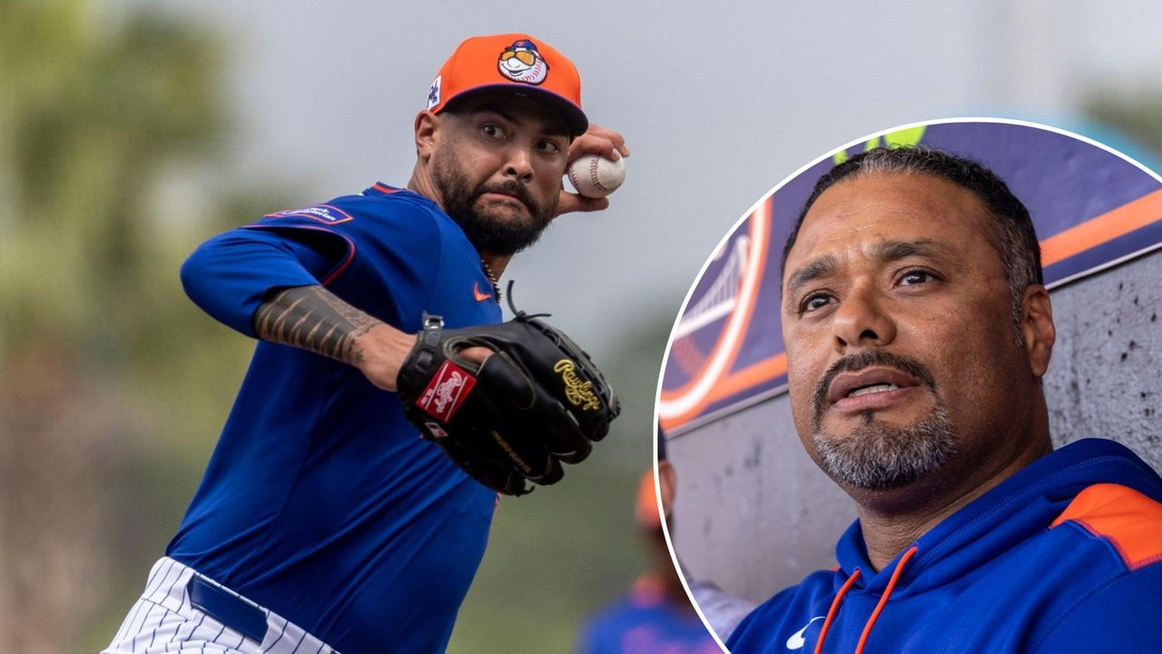 Mets' Sean Manaea meets 'childhood hero' Johan Santana - Newsday