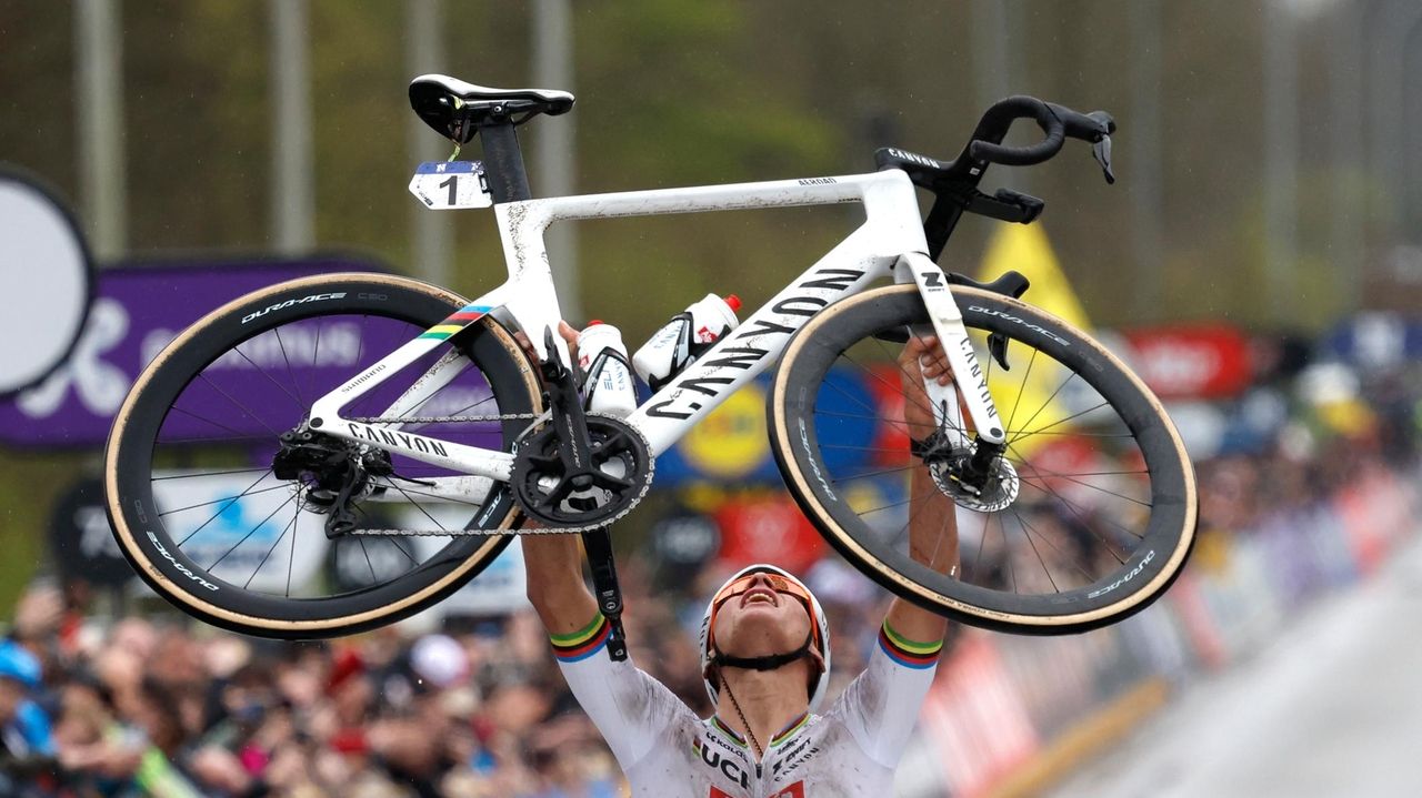 Singing in the rain: Untouchable Van der Poel wins Tour of Flanders for ...