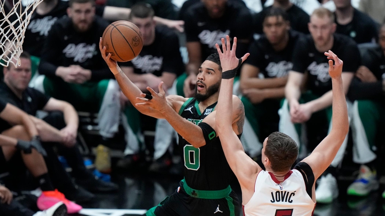 Celtics lead wire-to-wire in Miami, roll past Heat 104-84 for 2-1 lead ...