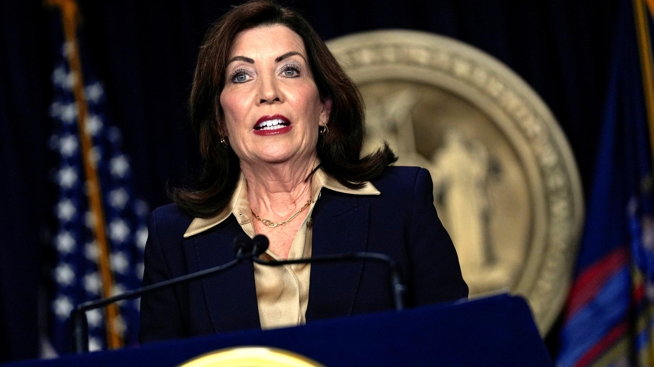 Gov. Hochul announces release of detained family - Newsday