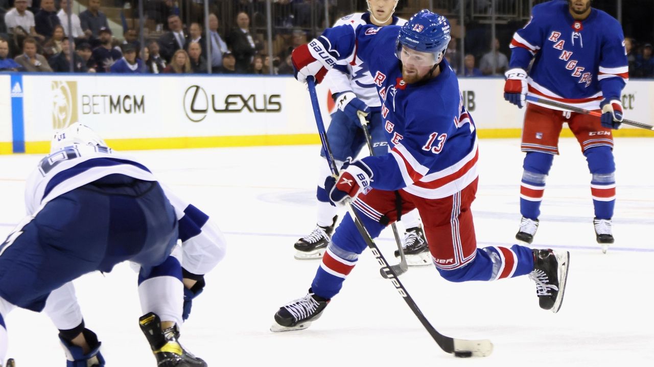 Kravtsov's injury forces Lafreniere to right wing for Rangers-Wild ...