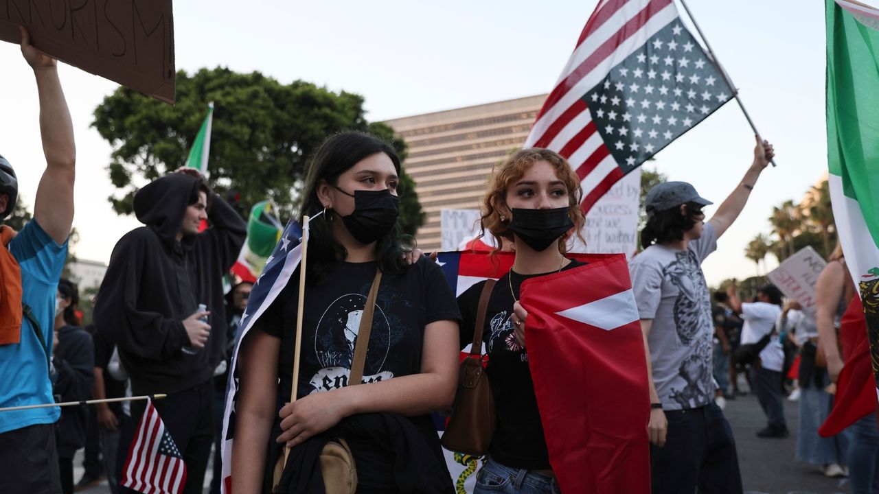 Nationwide protests against immigration raids escalate, leading to ...