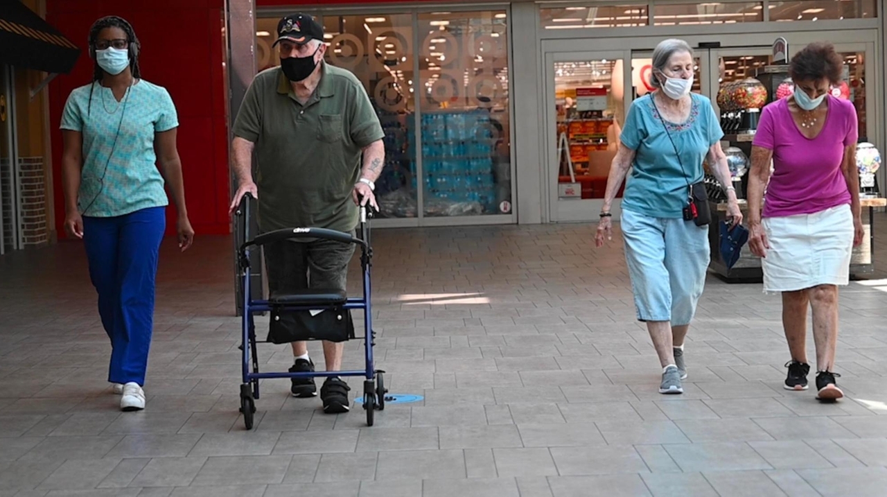 Senior mall walkers resume stride as COVID restrictions ease - Newsday
