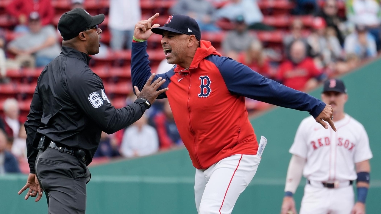 Red Sox manager Alex Cora ejected in 1st inning of opening game of DH ...