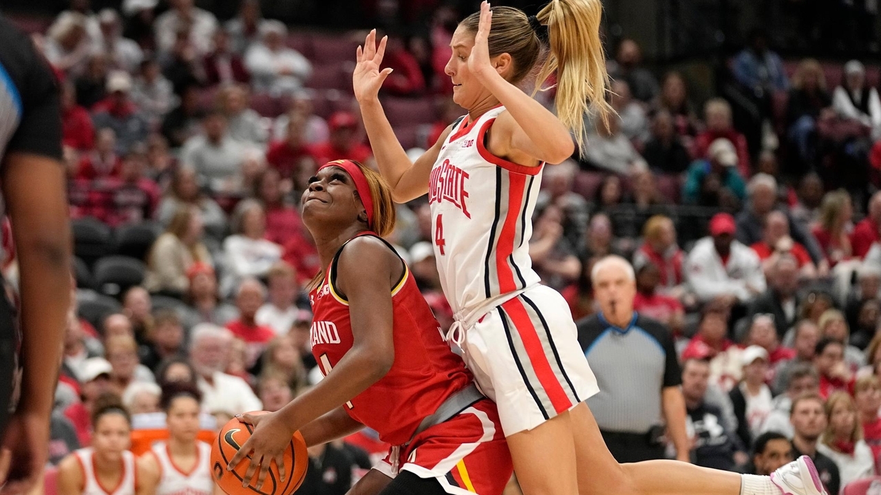 Celeste Taylor scores 20 as No. 2 Ohio State beats Maryland 79-66 to ...