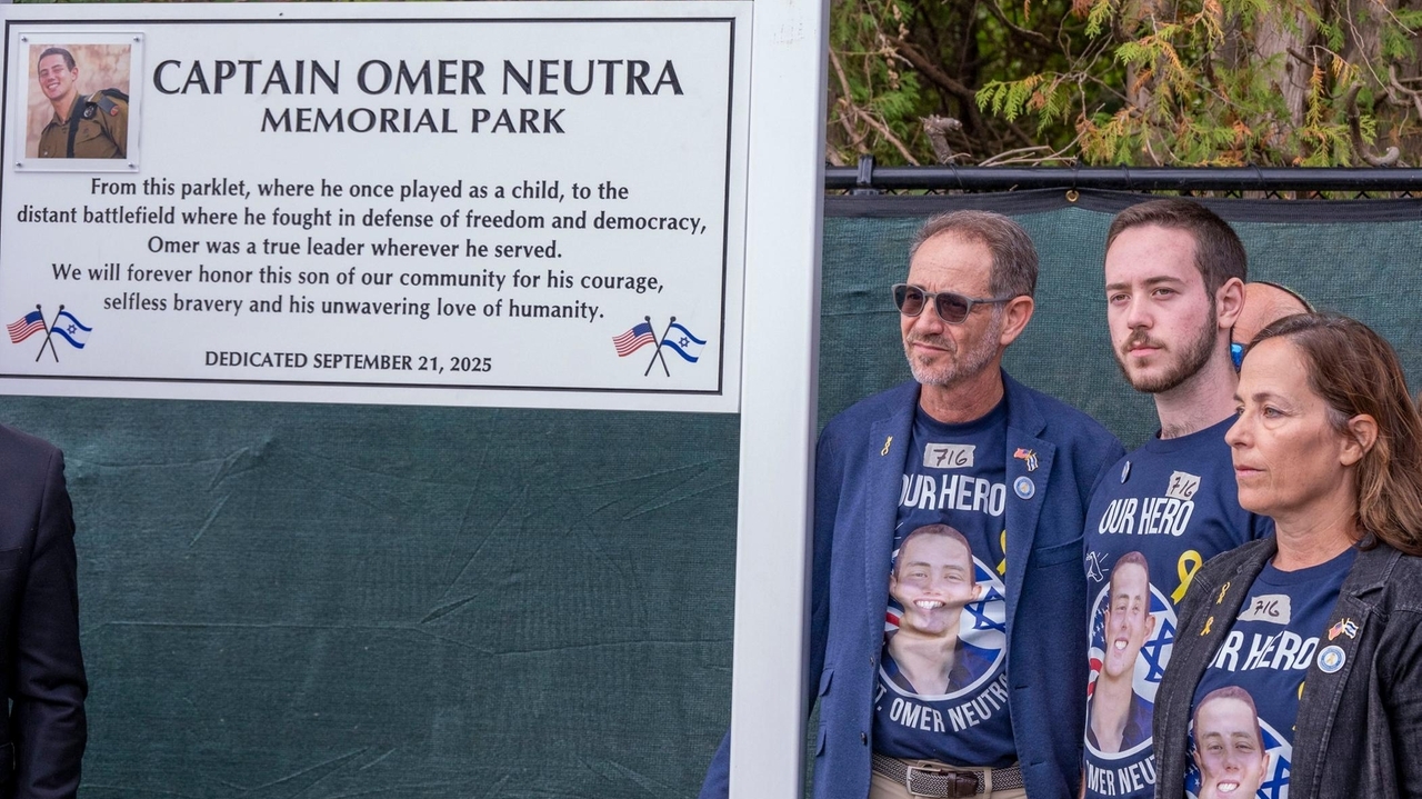 At Plainview park renaming, Omer Neutra's family pleads for peace - Newsday
