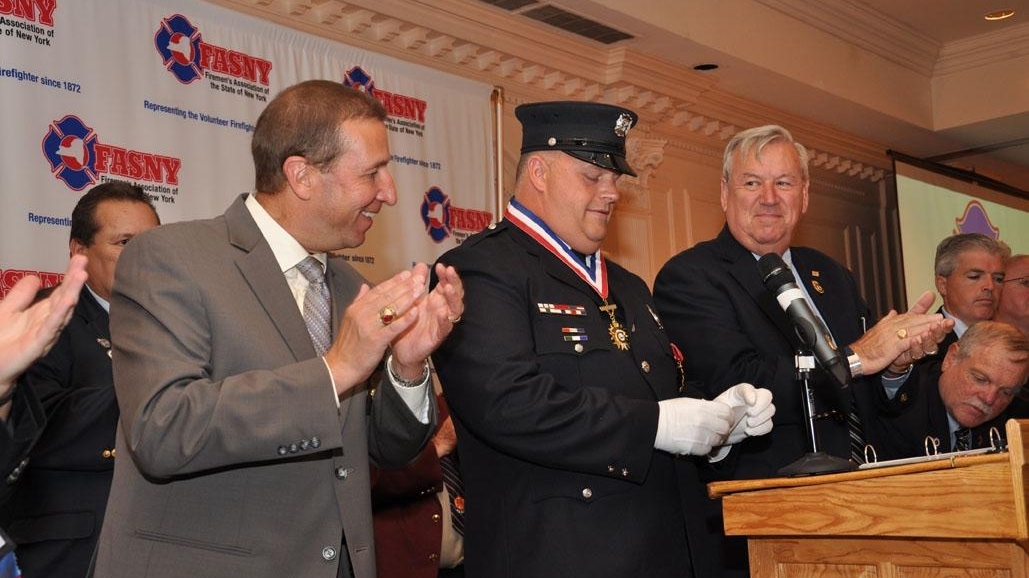 Thomas Gorman of Bohemia named firefighter of the year by state group ...