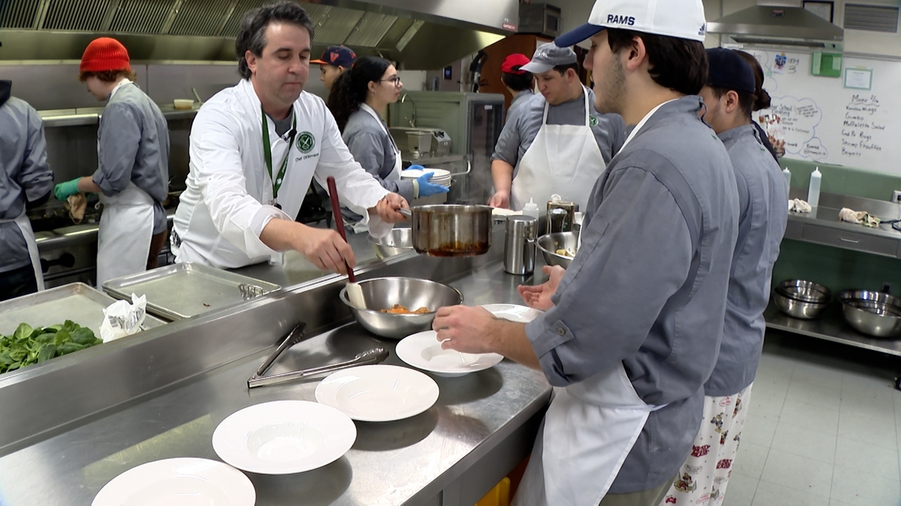 Student chefs learn culinary skills at JFK High School in Bellmore ...