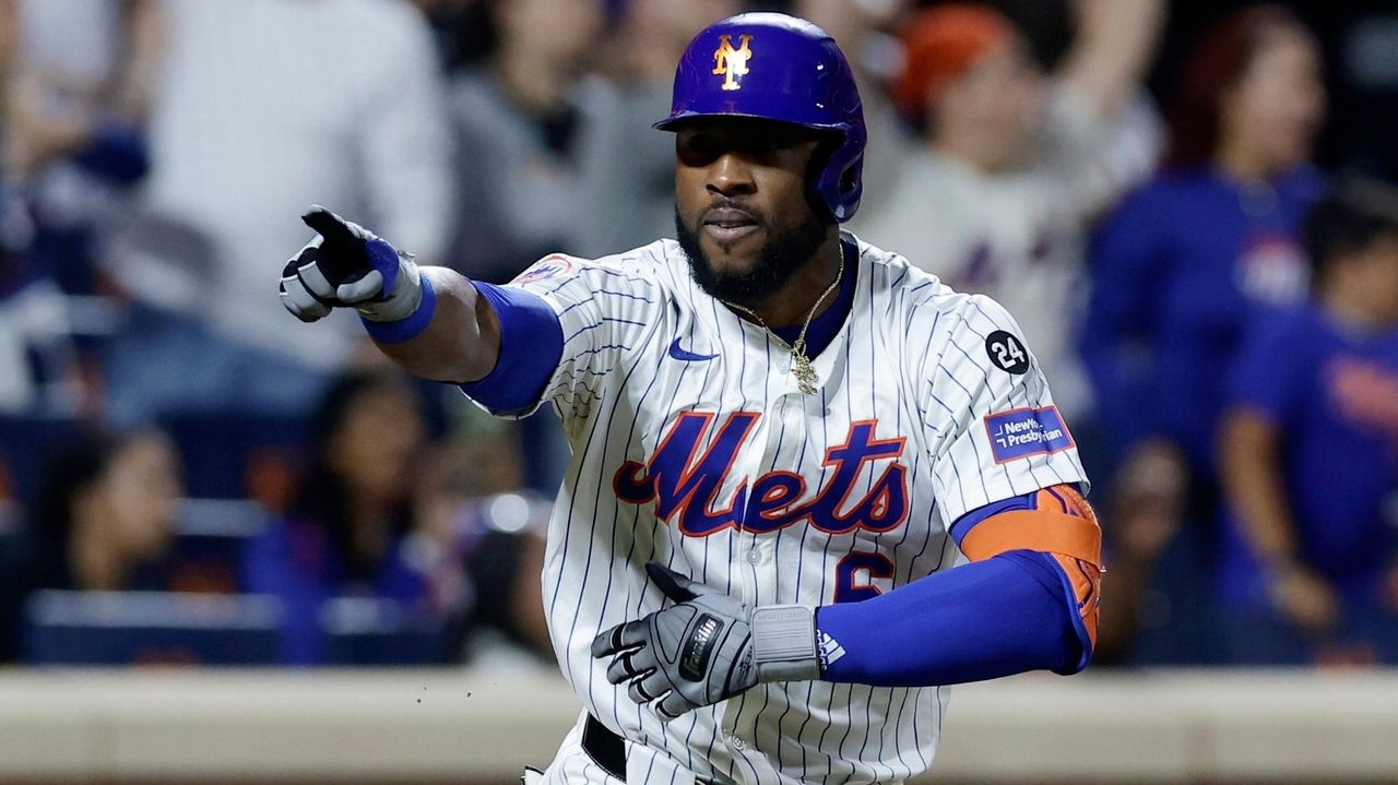 Mets beat Nationals on Starling Marte's walk-off hit in 10th, move a ...