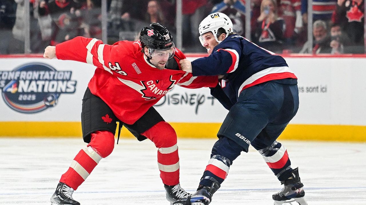 US star Matthew Tkachuk leaves the 4 Nations Face-Off game vs. Canada ...