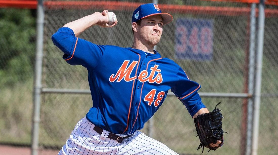 Jacob deGrom walks two, throws wild pitch and allows home run in third ...