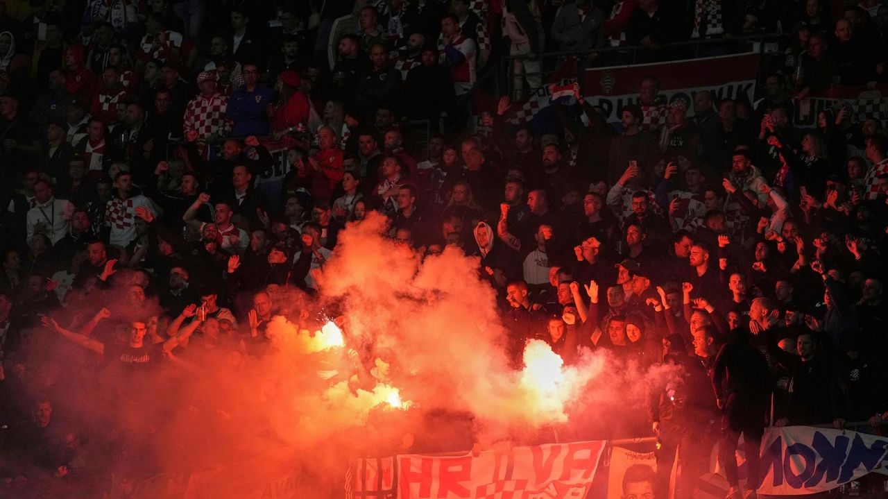 Fans accused of Nazi salutes at France-Croatia soccer match released ...