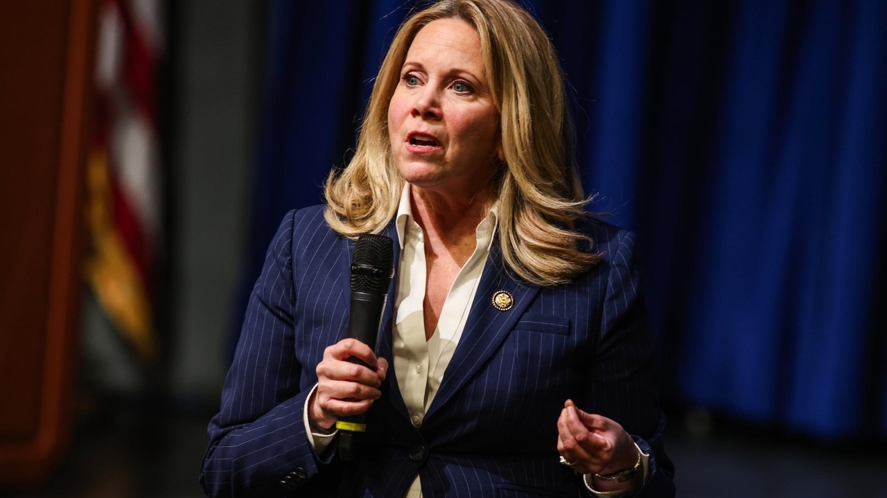 Seeking a second term in a swing district, Rep. Laura Gillen stays away ...