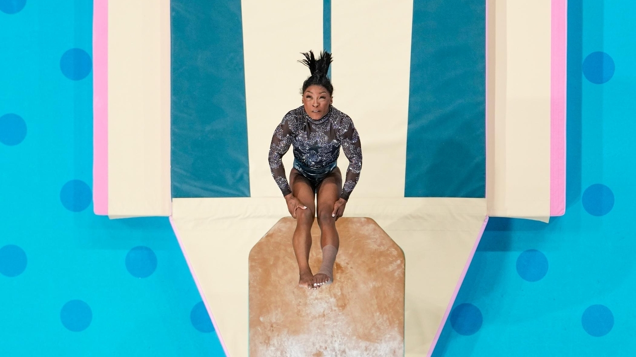 Simone Biles to compete on all four events despite calf injury during ...