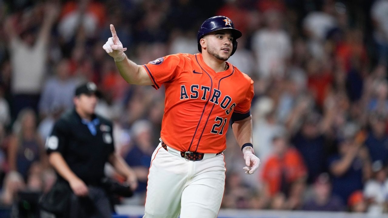 Yainer Diaz's walkoff home run backs Framber Valez's three-hitter as Astros beat Rays 2-1 - Newsday