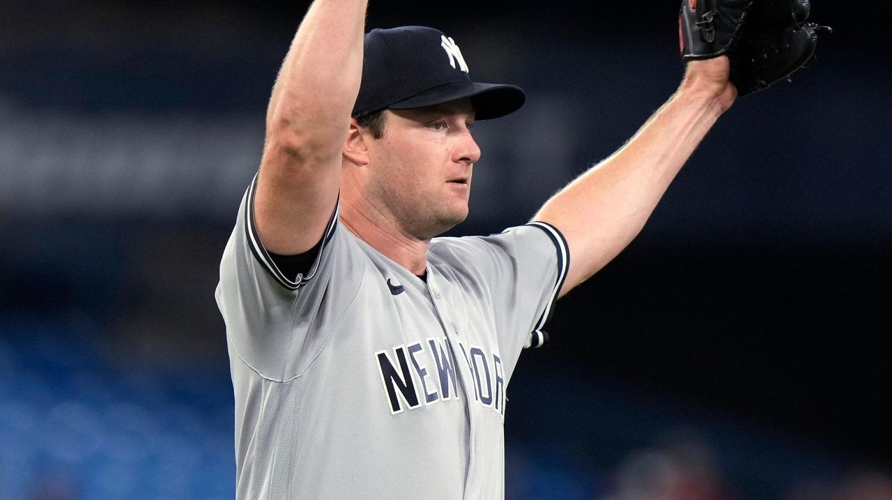 Gerrit Cole throws two-hit shutout to cement AL Cy Young case, Aaron Judge homers twice as ...