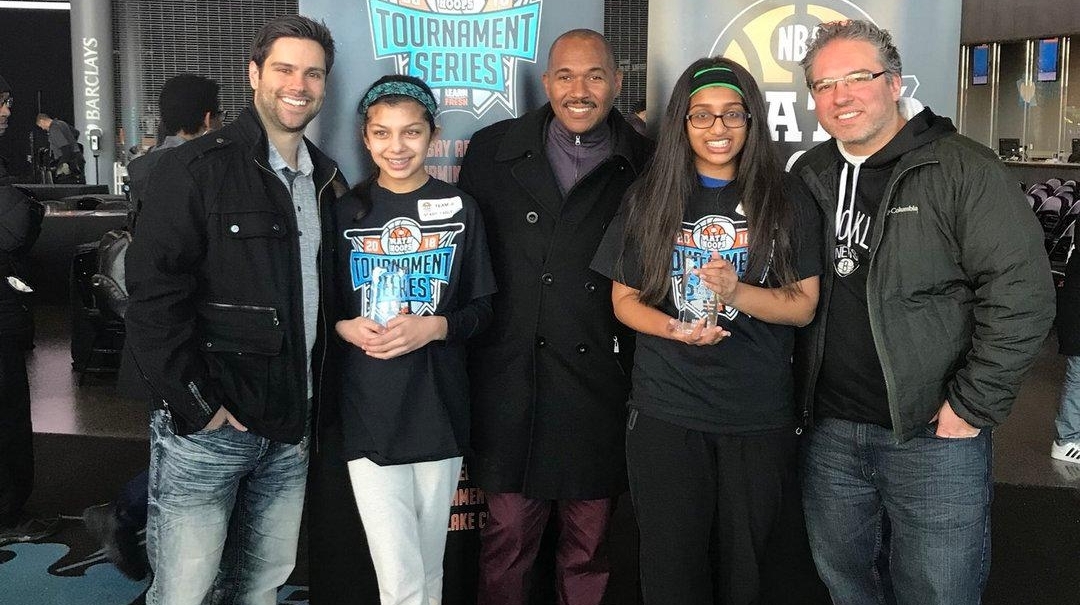 Way to Go: Anjali Edmonds and Karina Ramnauth of Valley Stream - Newsday