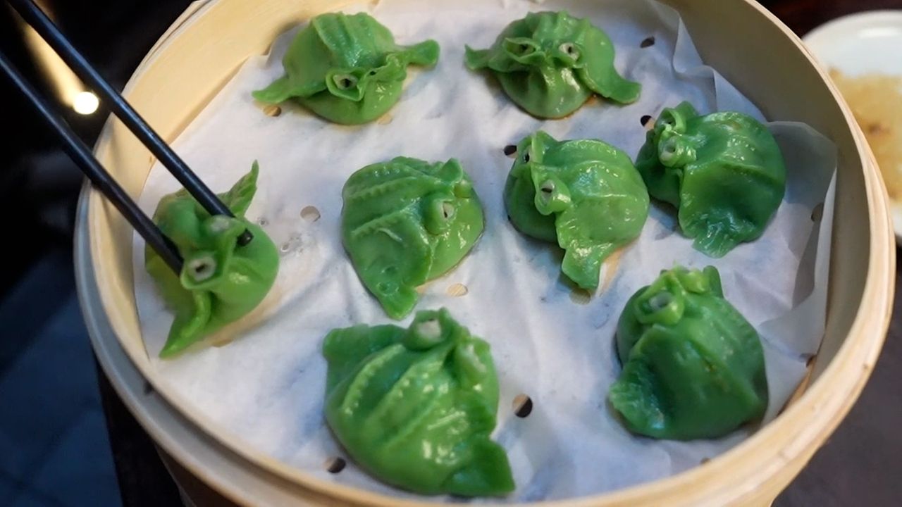 Check out these frog-shaped dumplings at O Mandarin - Newsday