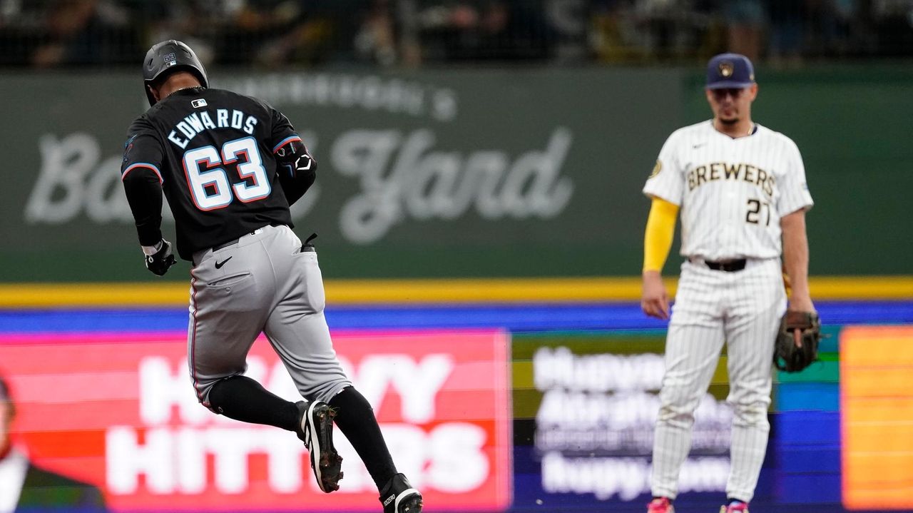 Xavier Edwards becomes second Marlins player ever to hit for the cycle ...