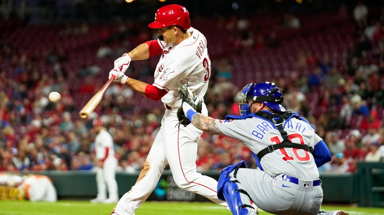 Vosler's three-run blast lifts Reds past Cubs 7-6 - Newsday