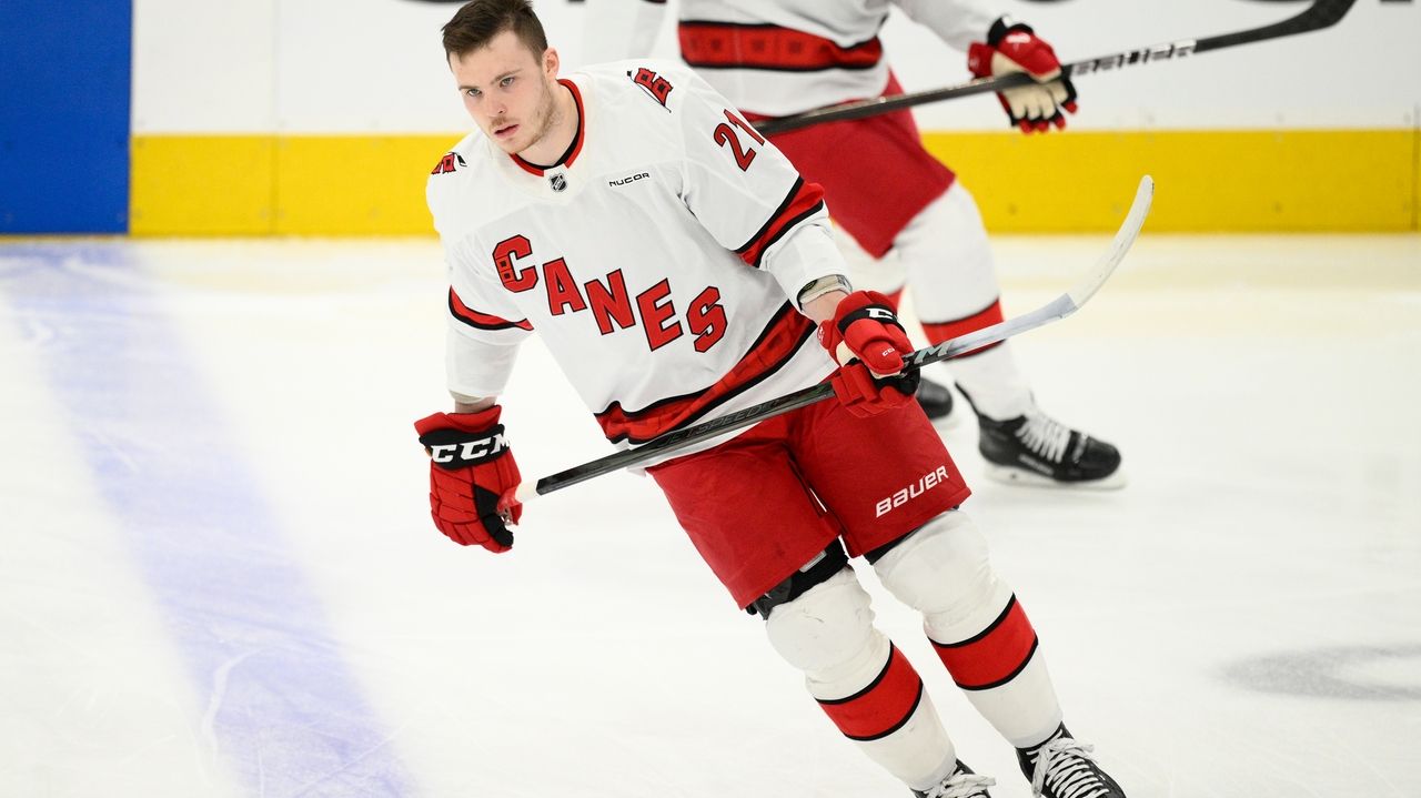 Top Hurricanes prospect Alexander Nikishin makes his NHL debut in Game ...