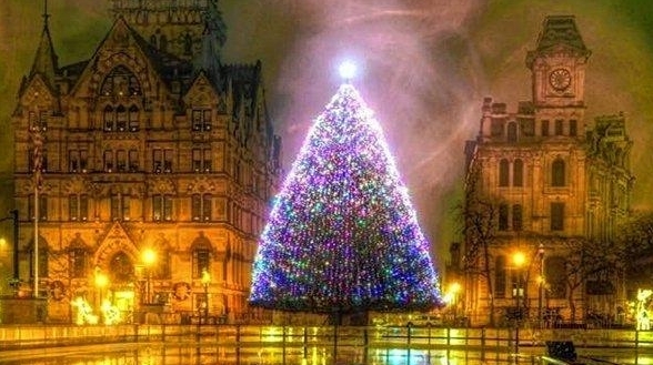 Jody Greiner snaps magical Christmas tree photograph in Syracuse, New ...
