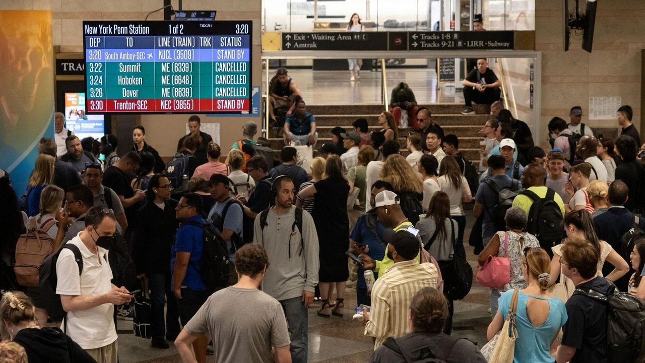 NJ Transit, Amtrak services at Penn Station delayed Friday due to power ...