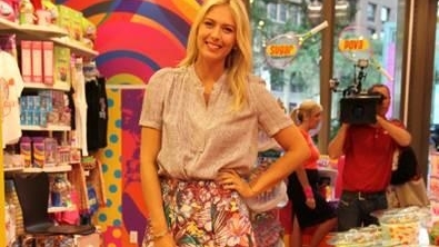 Tennis star Maria Sharapova launches candy line at Henri Bendel - Newsday