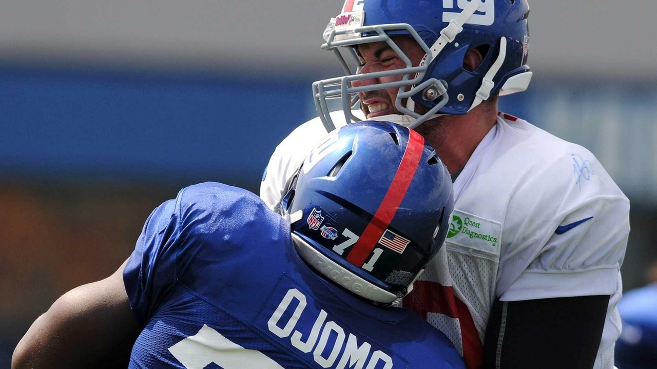 Justin Pugh moves into starting right tackle role - Newsday