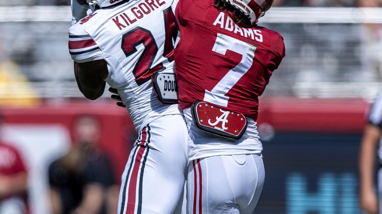 Alabama receiver/return man Cole Adams out for season with injury - Newsday