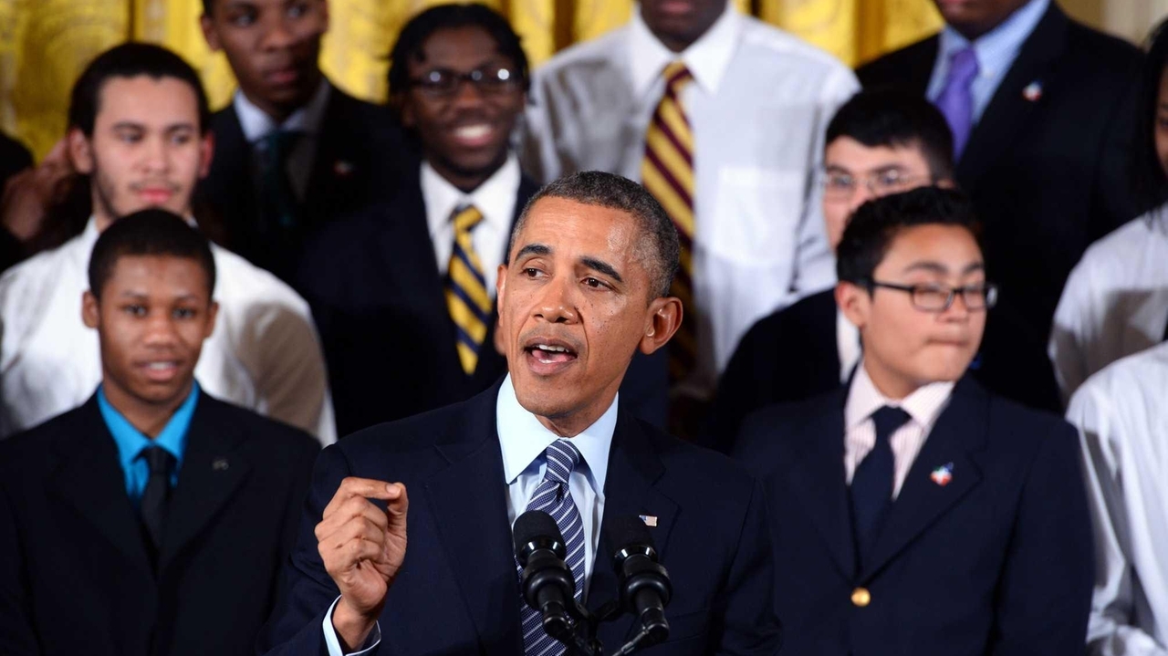 Robinson: Barack Obama lends a helping hand to young men of color - Newsday