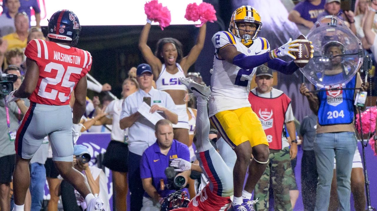 Nussmeier throws late TD passes, No. 13 LSU rallies to beat No. 9 Ole ...