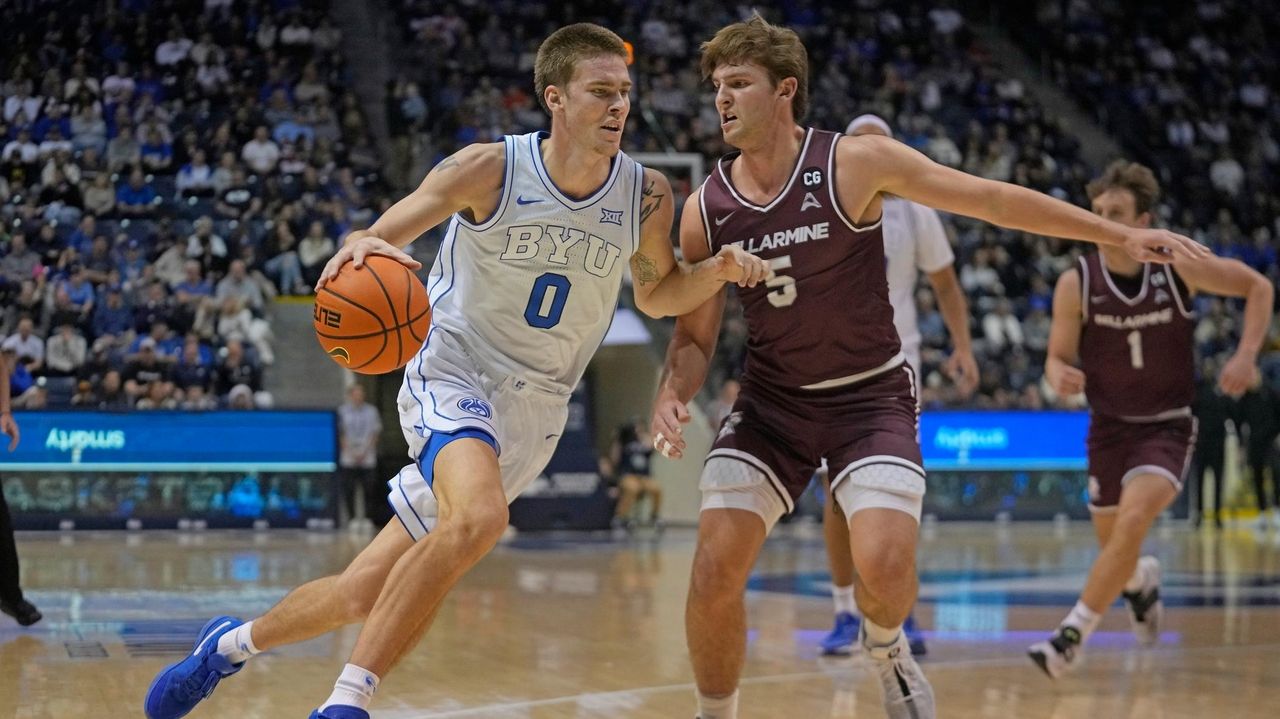 Noah Waterman scores 15 as No. 17 BYU routs Bellarmine 101-59 - Newsday