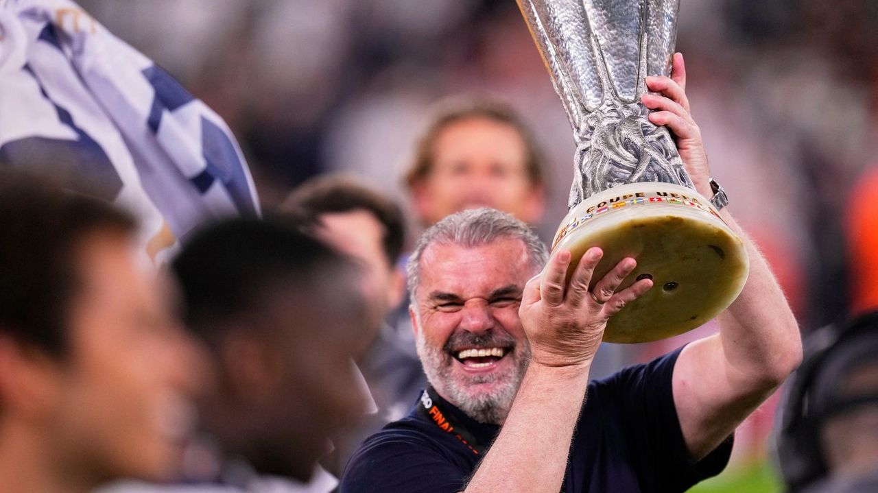 Postecoglou delivers on second-season promise as Tottenham lifts Europa League trophy - Newsday
