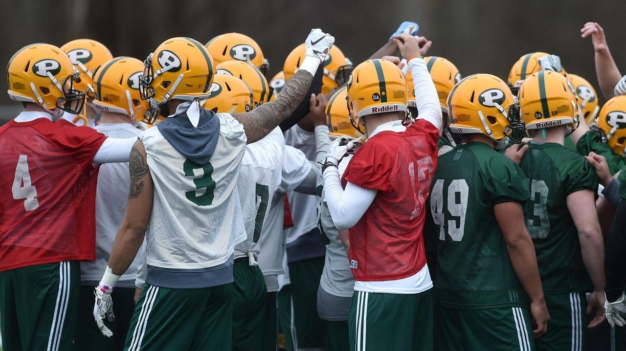 LIU football spring practice - Newsday