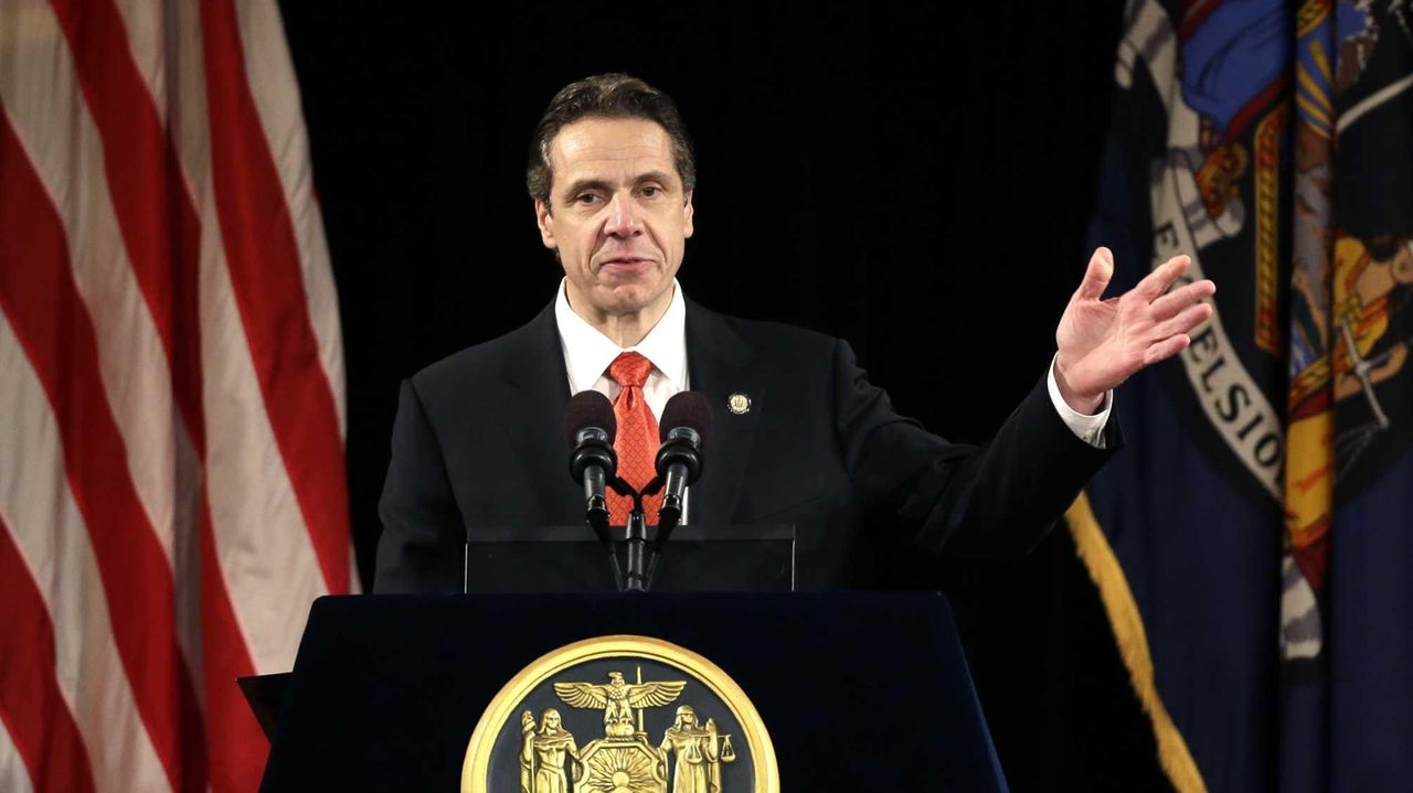 Cuomo speech strikes a progressive, tax-cutting theme - Newsday
