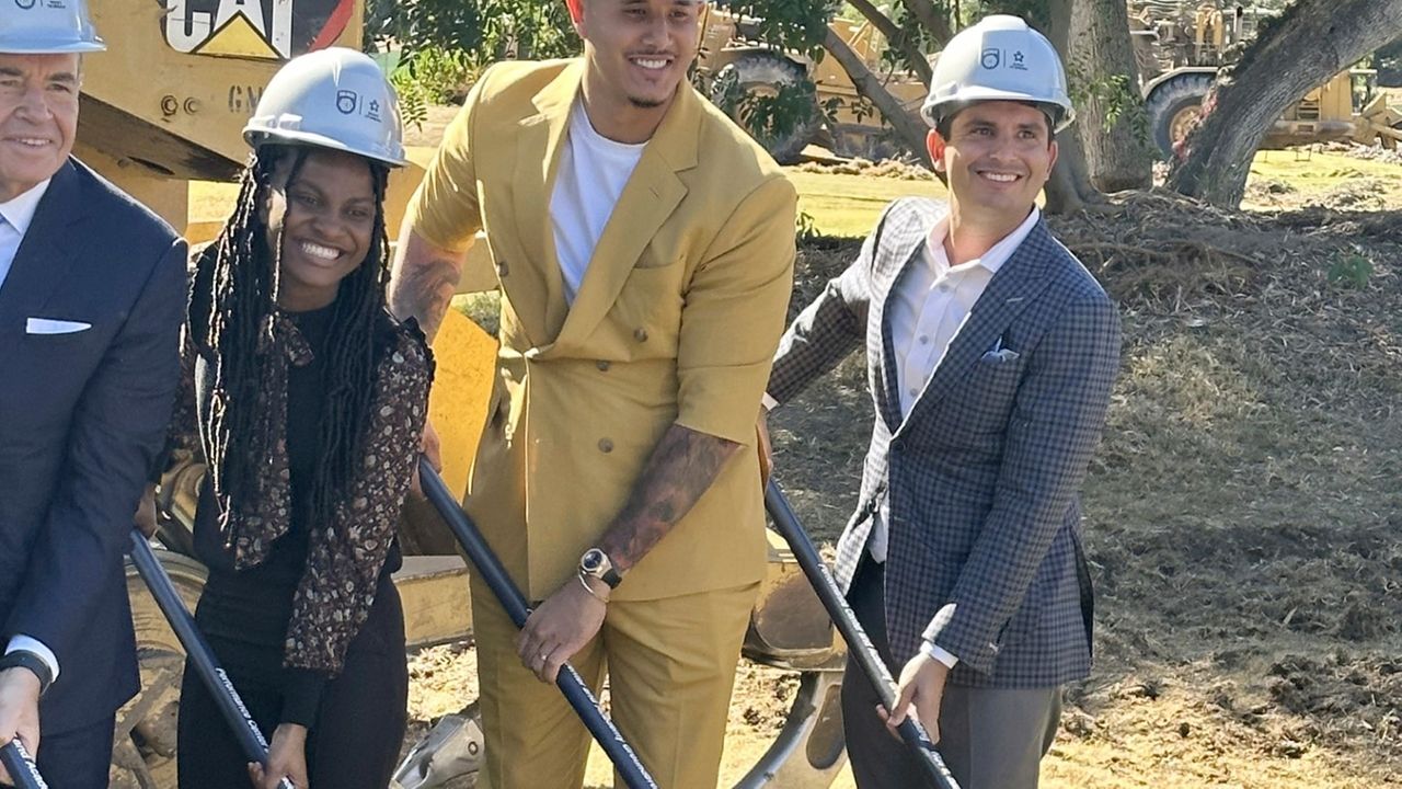 Manny Machado digs in at groundbreaking for San Diego FC's training ...