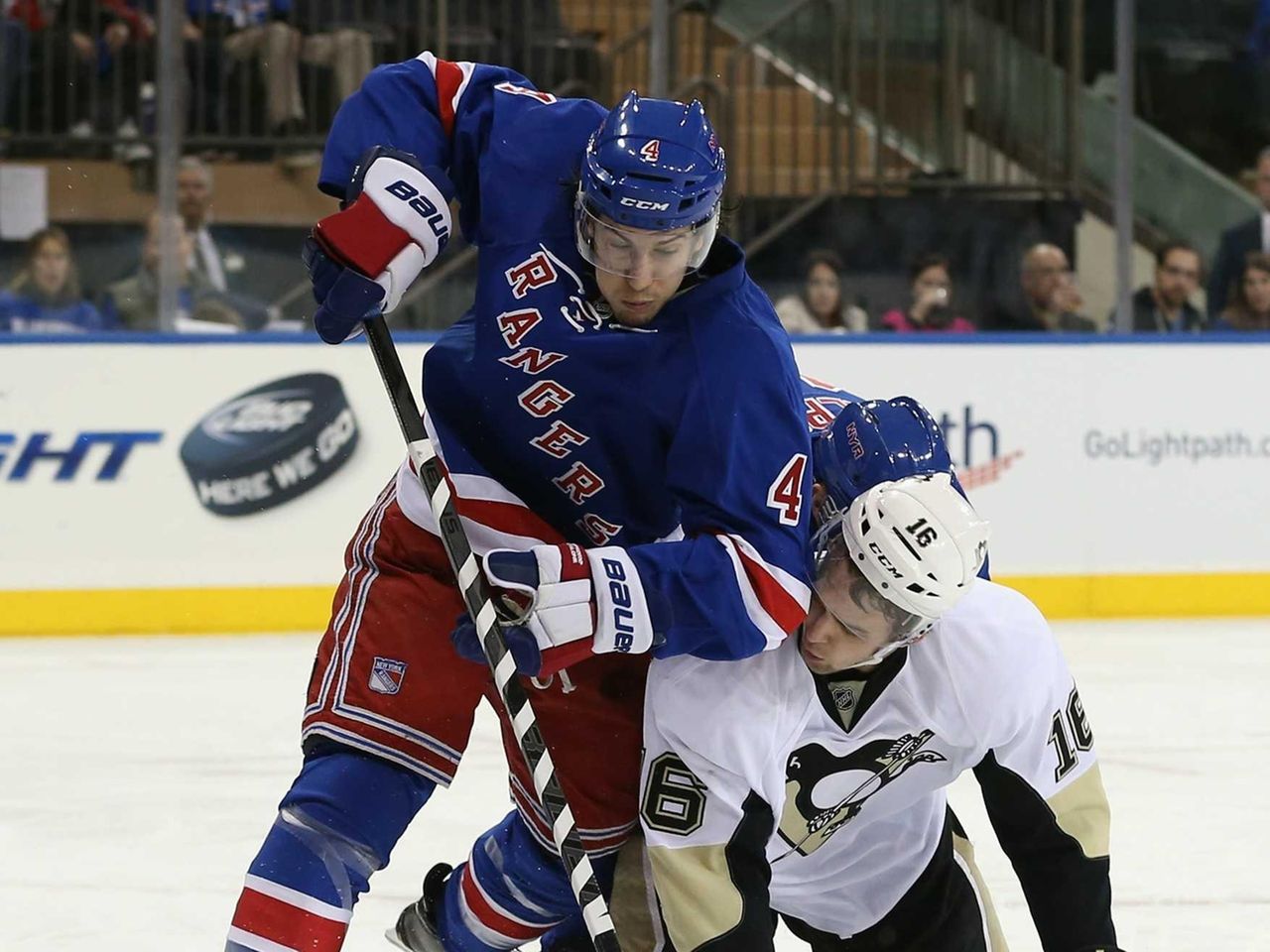 Roman Hamrlik, Stu Bickel and Matt Gilroy competing for sixth ...