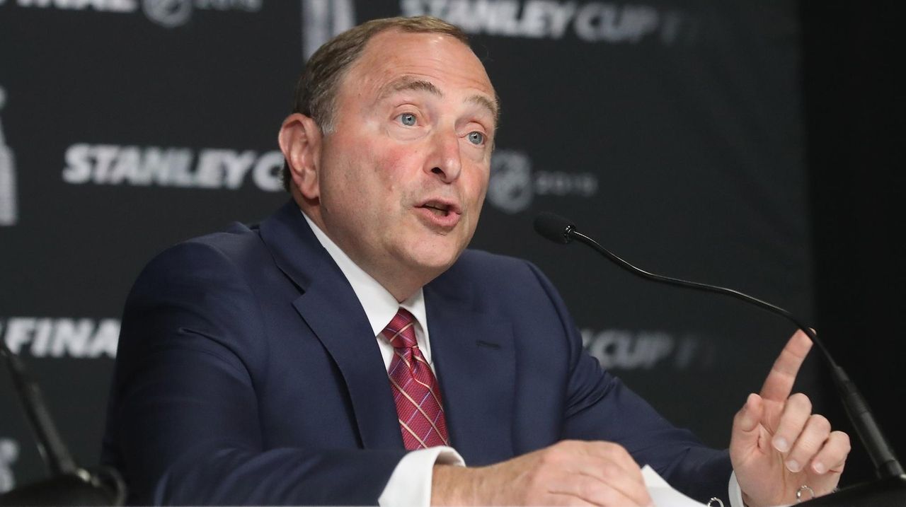 Bettman remains confident NHL will be able to complete its season - Newsday