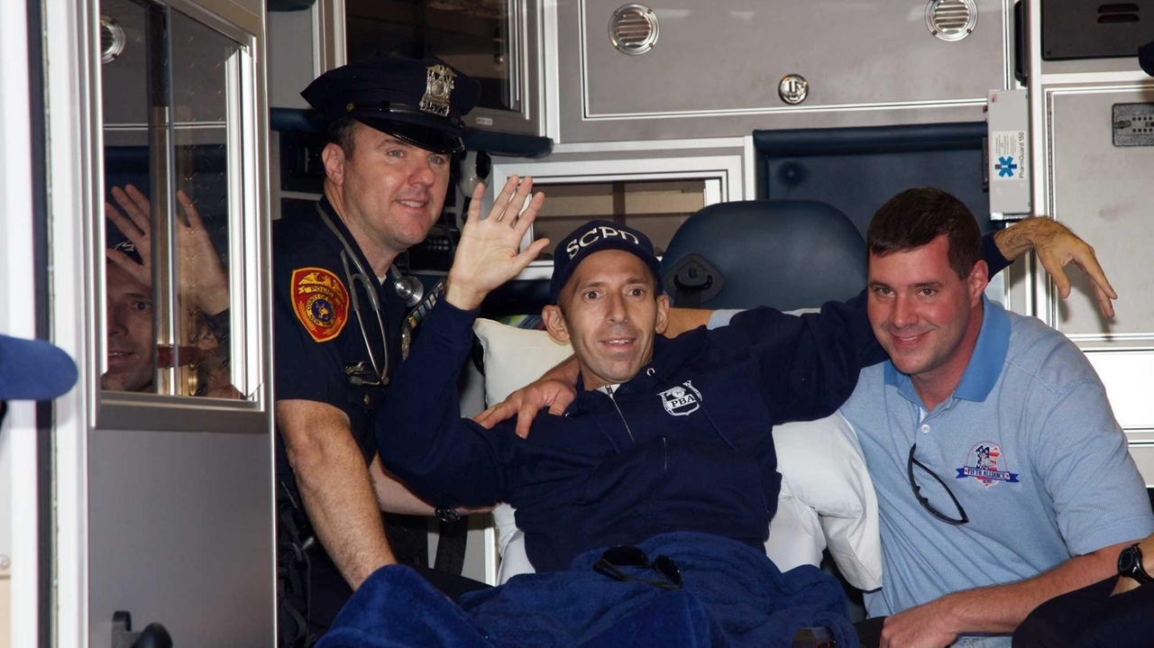 Suffolk officer critically injured in hit-and-run discharged from ...